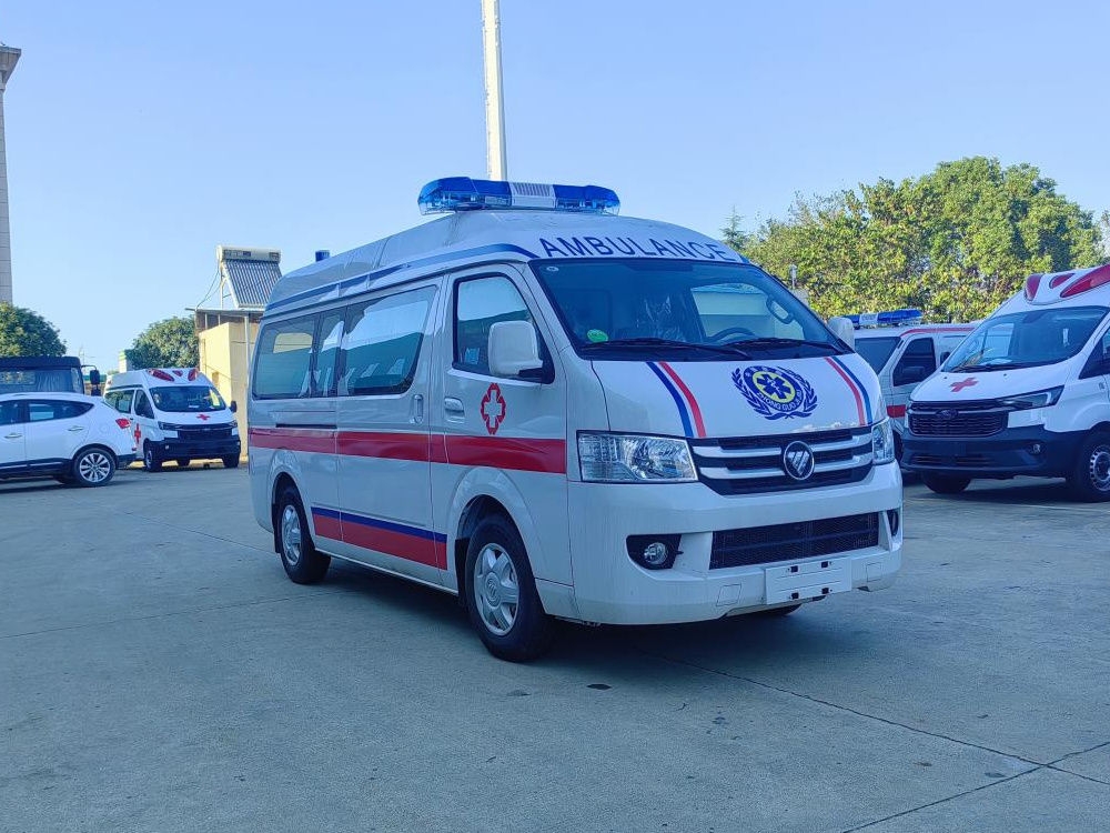 Gasoline ambulance, right hand ambulance, manual auto transmission ...