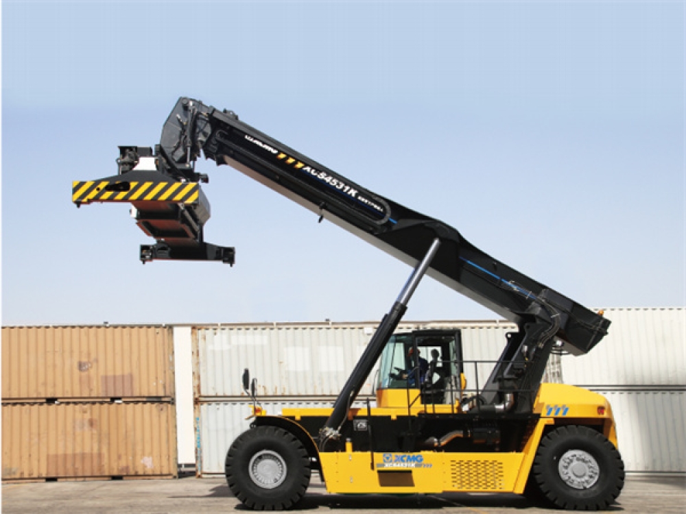 45T port crane, Yard container lifter, Container reach stacker - Leesun ...